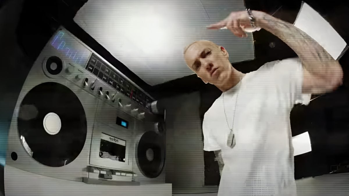 EMINEM SELLING 'MMLP2' BOOMBOX AS PART OF 10TH ANNIVERSARY CAPSULE ...